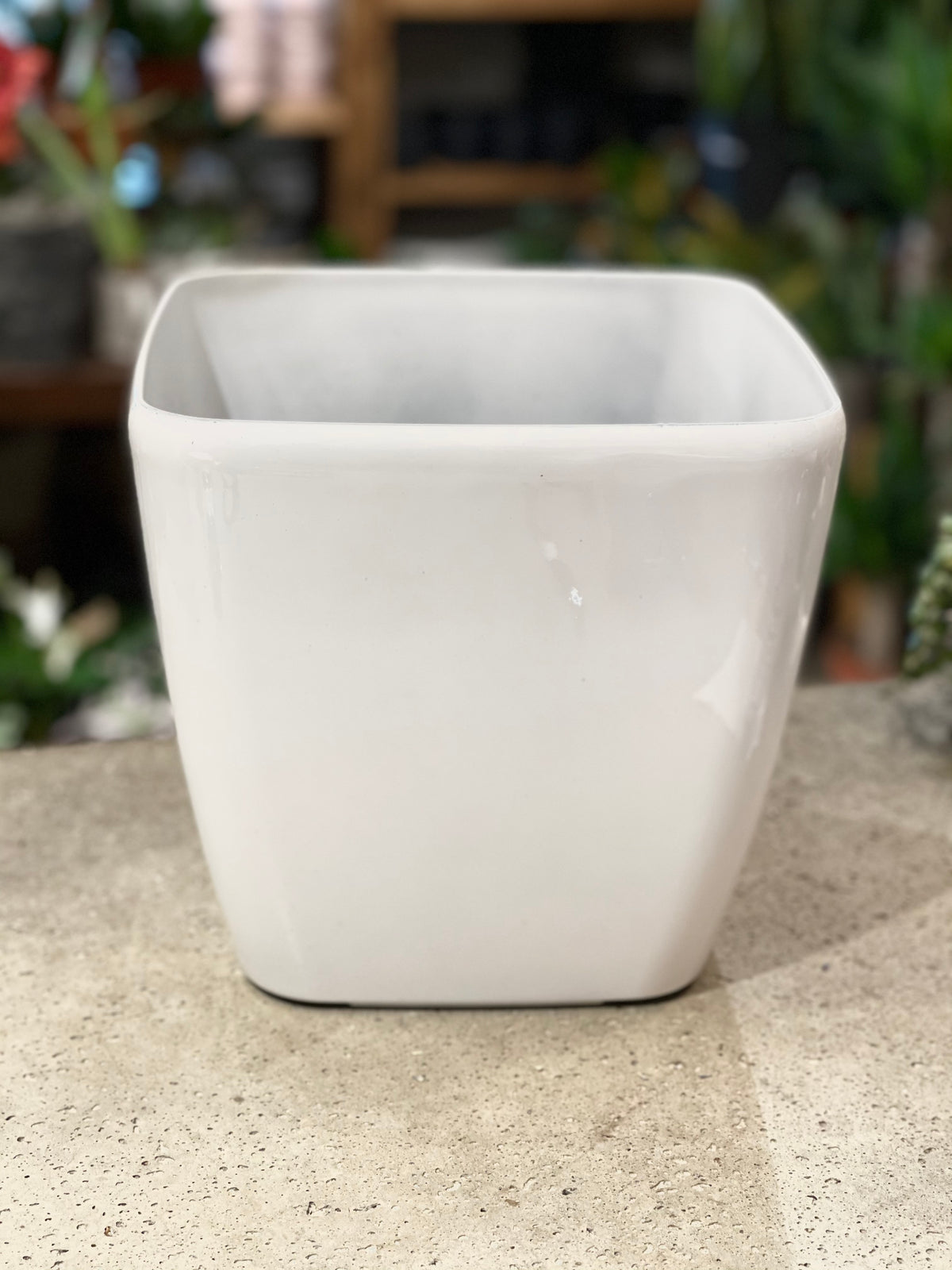 Blanc Square Pot